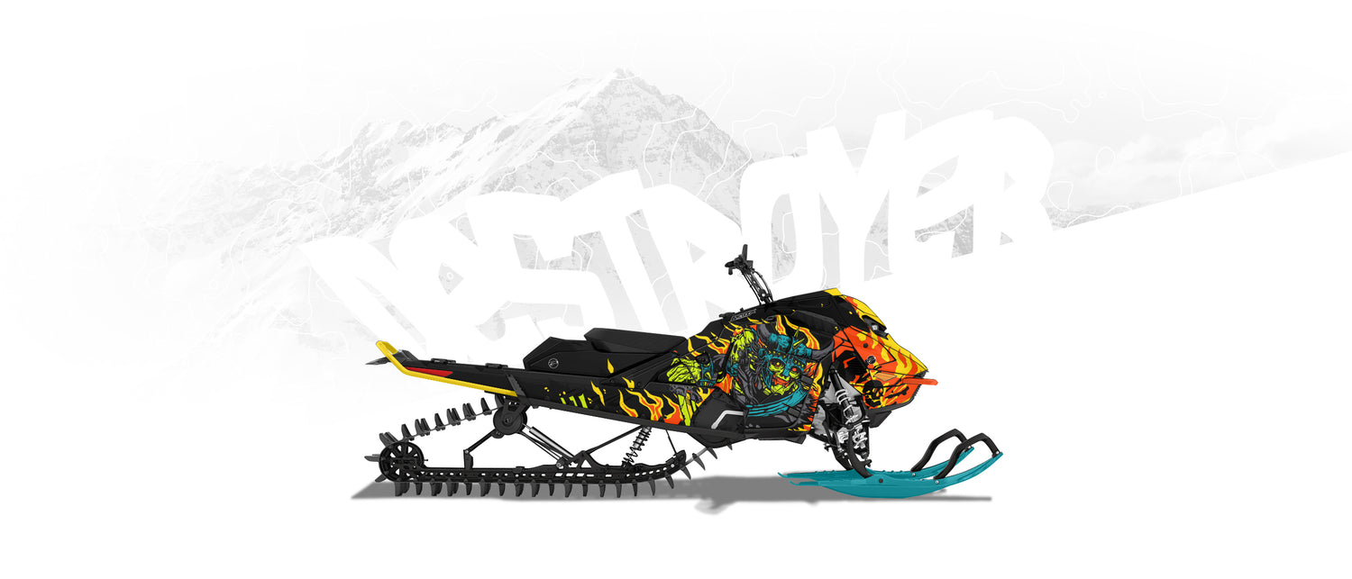 Ski-Doo Snowmobile Wraps – Leif Alvarsson Art